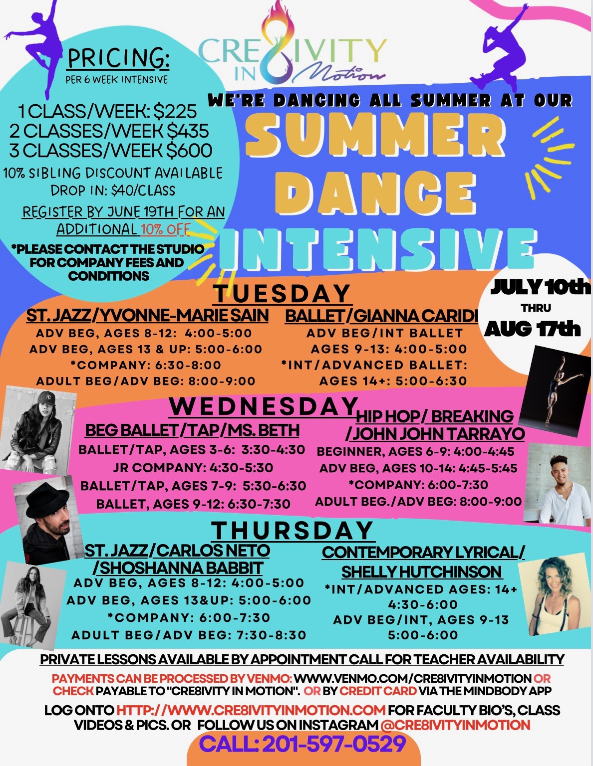 Schedule - CRE8IVITY